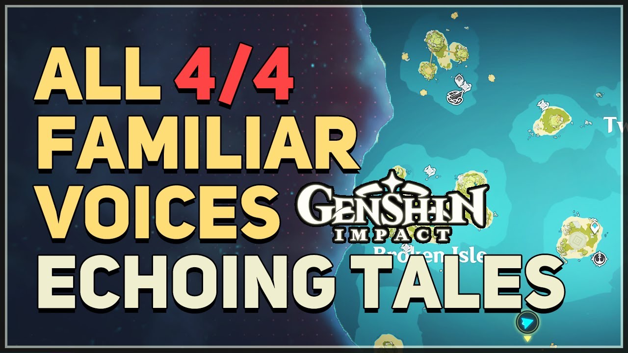 All 4 Familiar Voices Echoing Conch Locations Genshin Impact - Genshin ...
