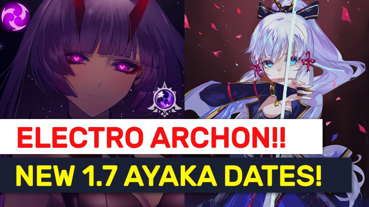 Electro Archon Teased! NEW 1.7 Ayaka Dates! 3000 Gems Giveaway ...