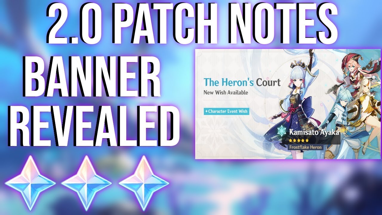 Ayaka Banner + Inazuma 2.0 Patch Notes | Genshin Impact - Genshin ...