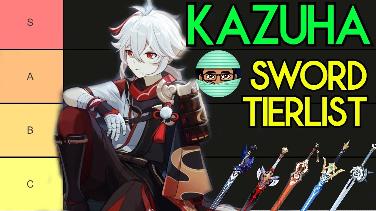 Best Swords For Kazuha Weapon Tier List With Weapon Test Showcases 