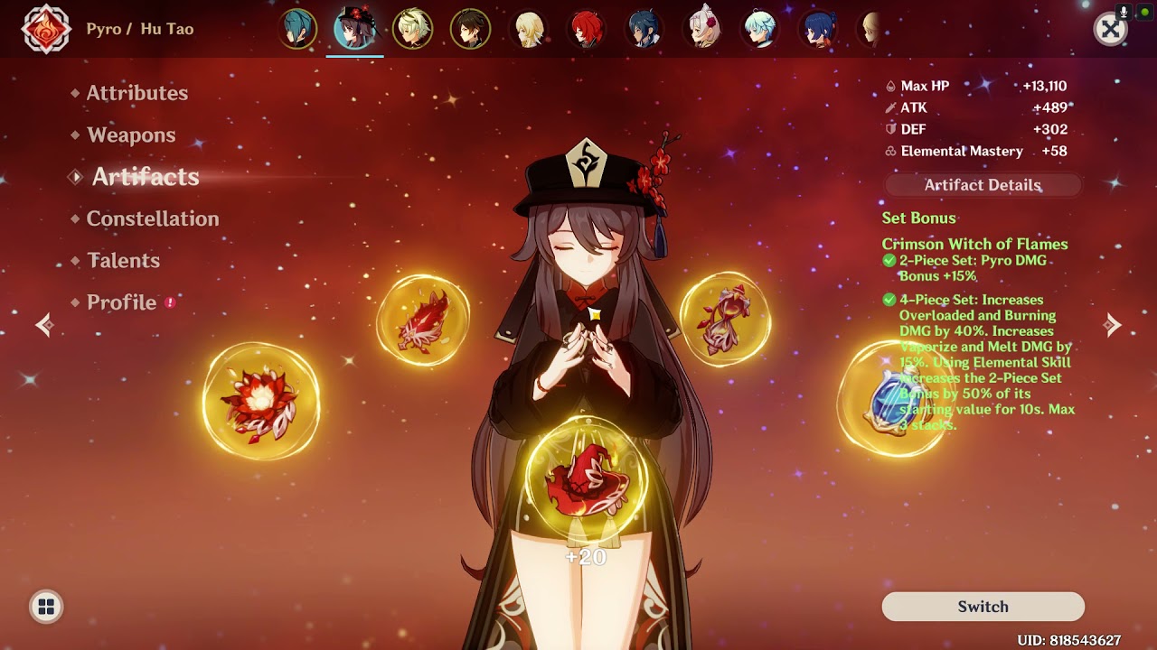 Genshin Impact - Hu Tao Triple Crowned - Genshin Impact videos