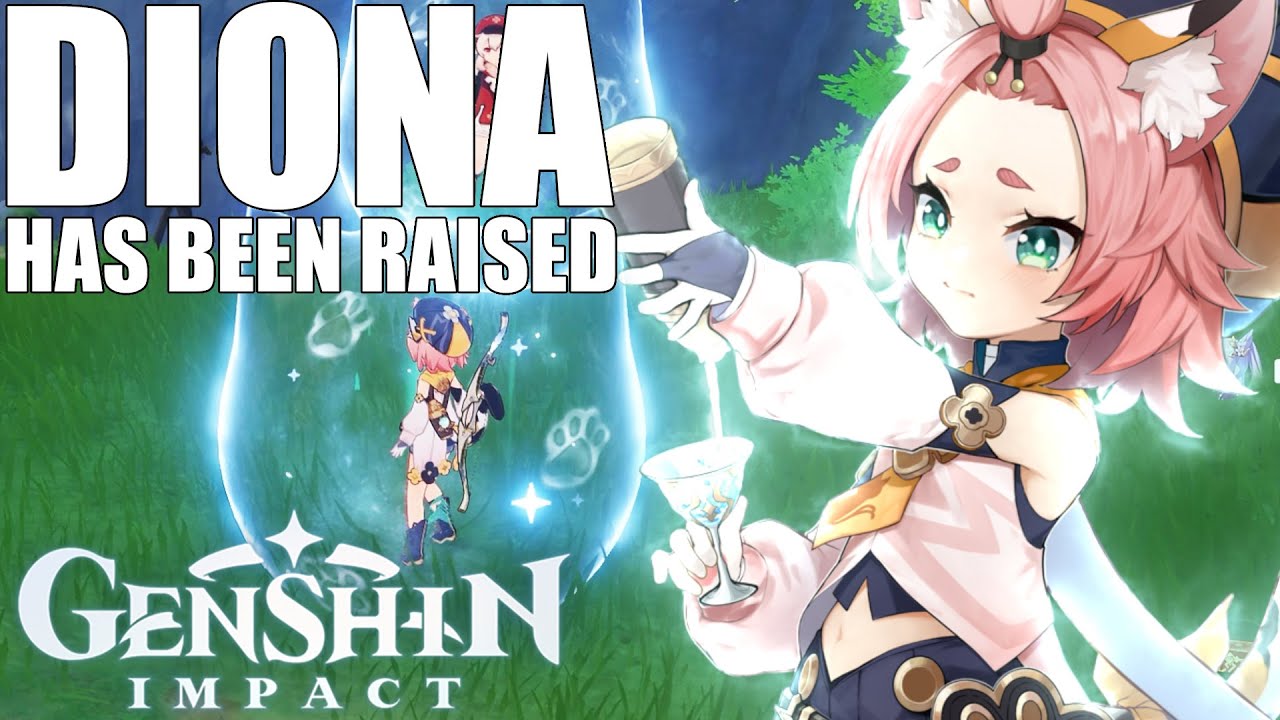 I FINALLY RAISED DIONA! BUT WHY? You'll see... (Genshin Impact ...