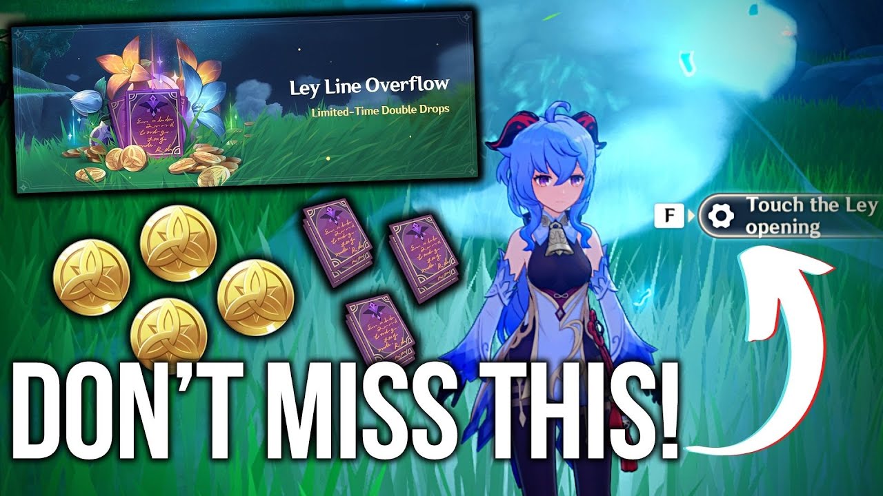 DOUBLE REWARDS EVENT! LEY LINE OVERFLOW GENSHIN IMPACT - Genshin Impact ...