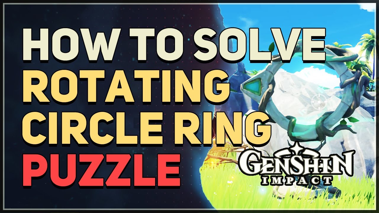 Rotating Circle Ring Puzzle Genshin Impact - Genshin Impact videos