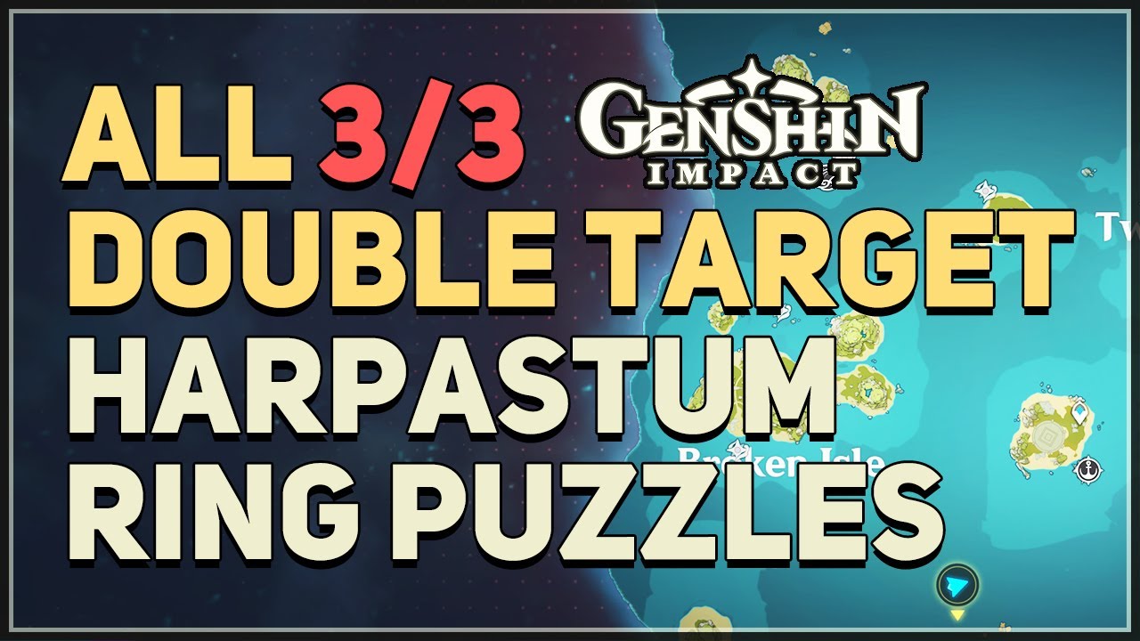 All 3 Double Target Harpastum Ring Puzzles Genshin Impact - Genshin ...