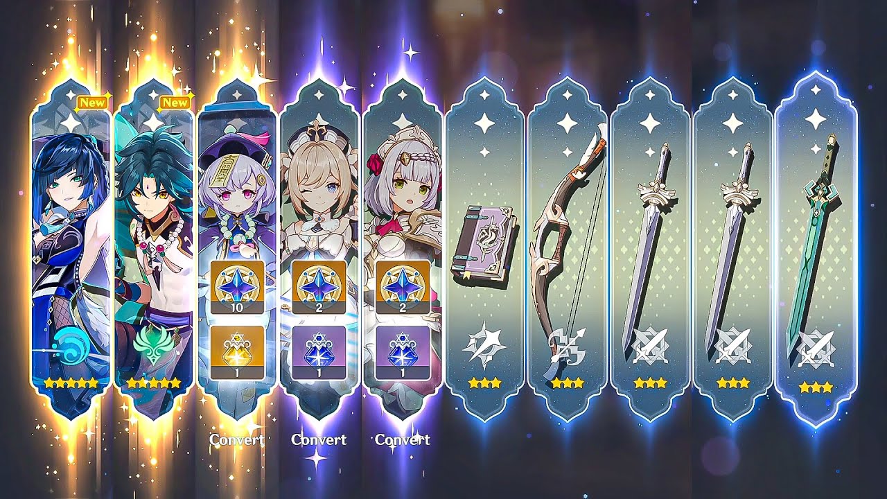 Wishing for YELAN PULL XIAO PULL Genshin Impact - Genshin Impact videos