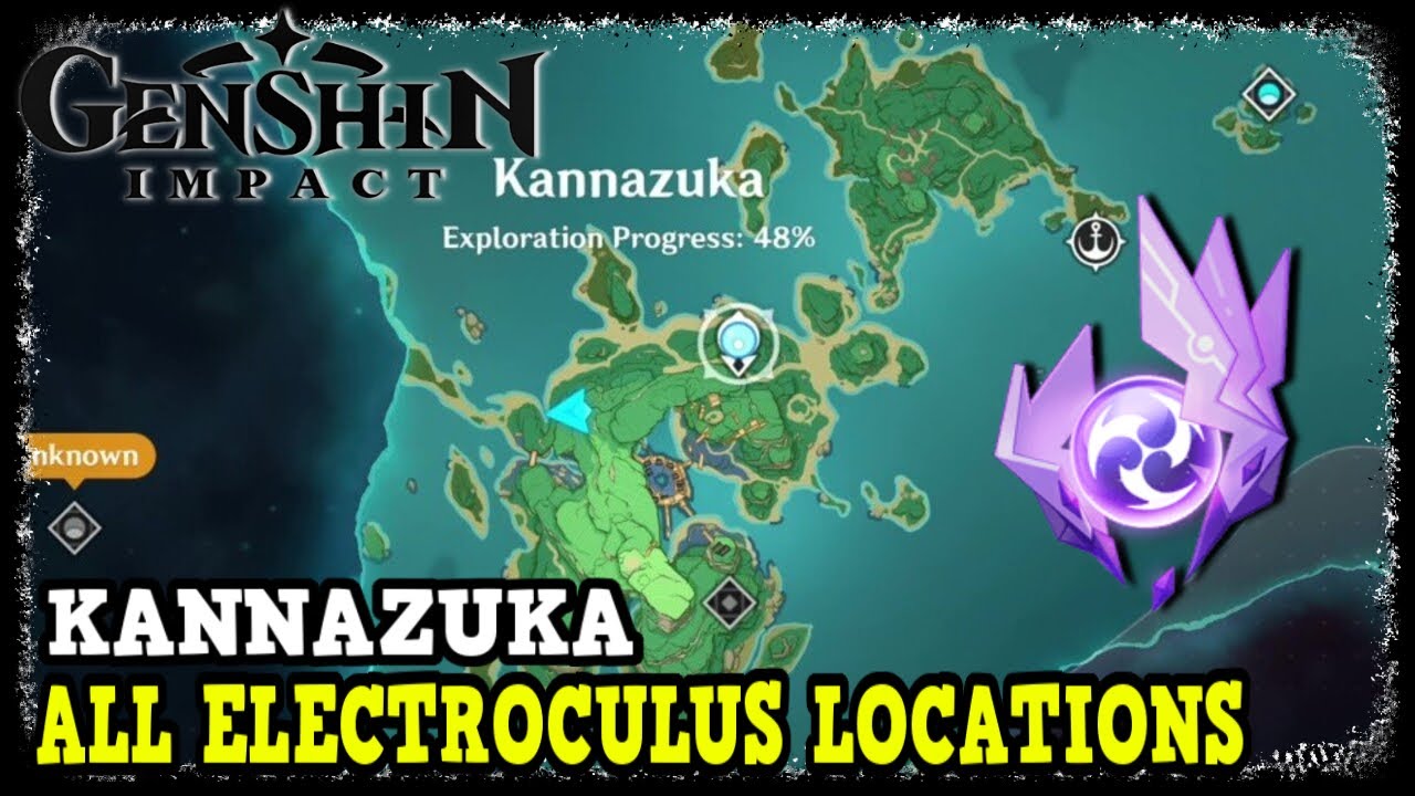 Genshin Impact Kannazuka All Electroculus Locations PART 2 - Genshin ...