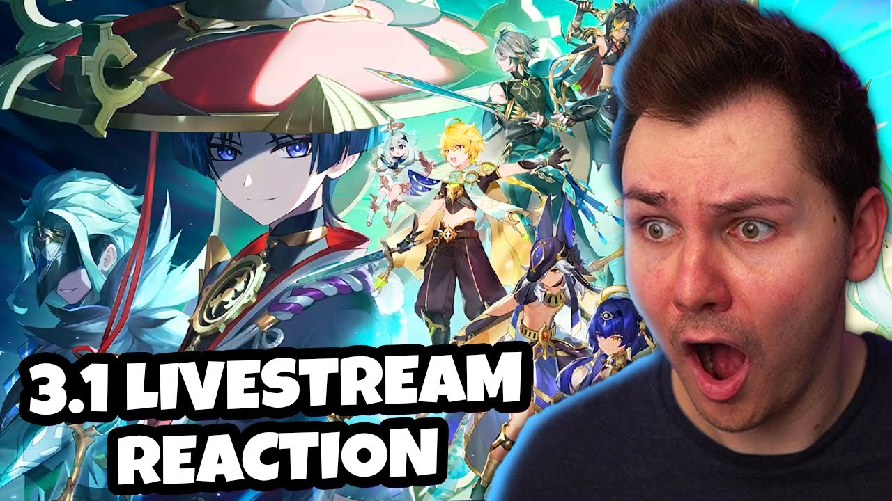3.1 LIVESTREAM REACTION (ANIME, DOTTORE, SCARA???) | Genshin Impact ...