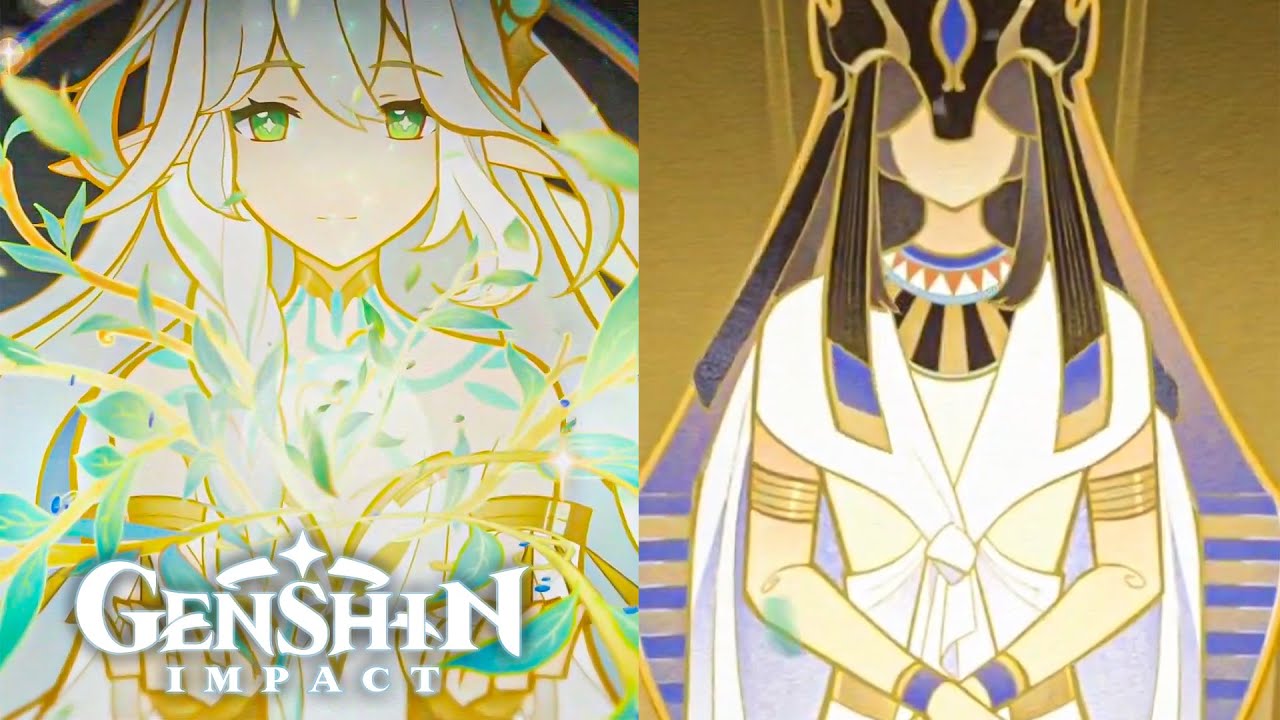 LORD RUKKHADEVATA x KING DESHRET Cutscene Story Archon Quest Chapter ...