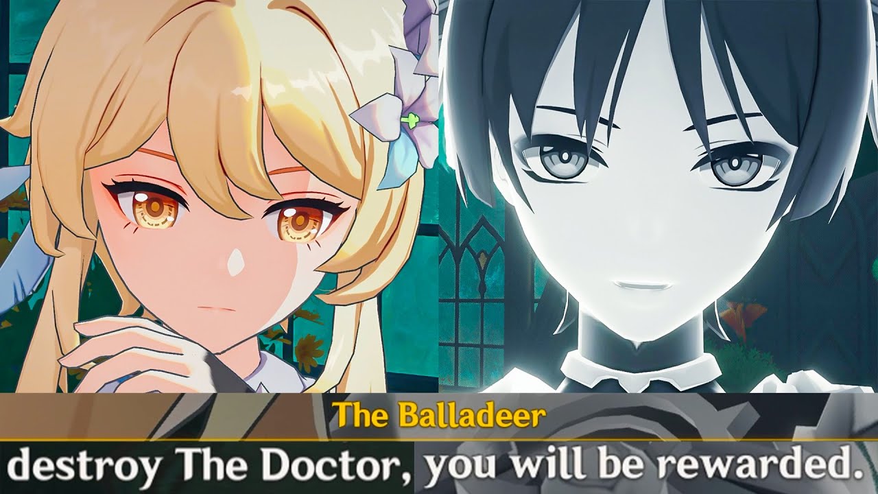 SCARAMOUCHE "Helped" LUMINE Cutscene Genshin Impact Archon Quest The ...