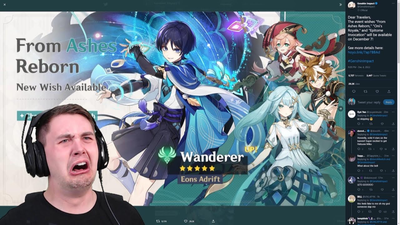 I'm MEGA SKIPPING Wanderer / Arataki Itto Banners: - Genshin Impact videos