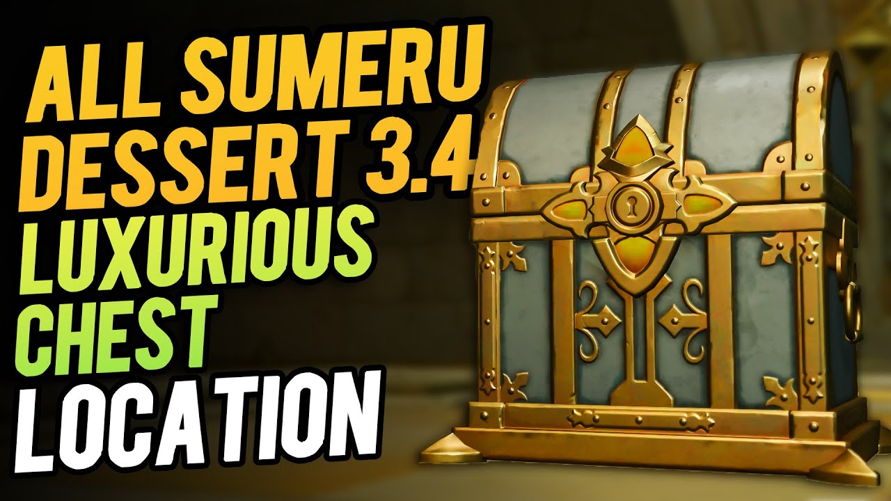 All 8 Genshin 3.4 Luxurious Chest Location | Genshin Impact 3.4 ...