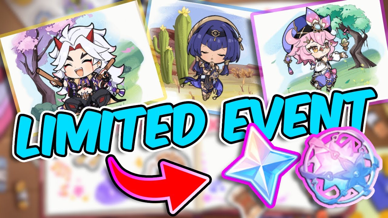 New Web Event for FREE PRIMOGEMS! Genshin Impact 3.4 Free Primogem Codes - Genshin Impact videos