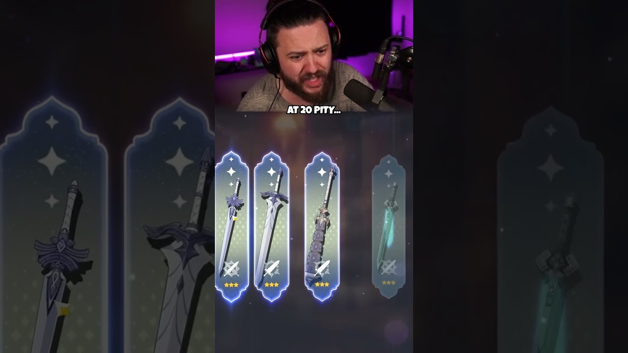 The LUCKIEST Weapon Banner Pulls in Genshin Impact... - Genshin Impact ...