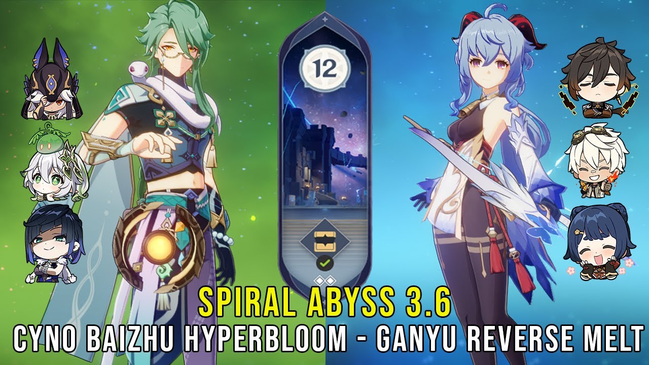 C1 Cyno Baizhu Hyperbloom and C0 Ganyu Reverse Melt - Genshin Impact ... C1 Cyno Baizhu Hyperbloom and C0 Ganyu Reverse Melt - Genshin Impact ...