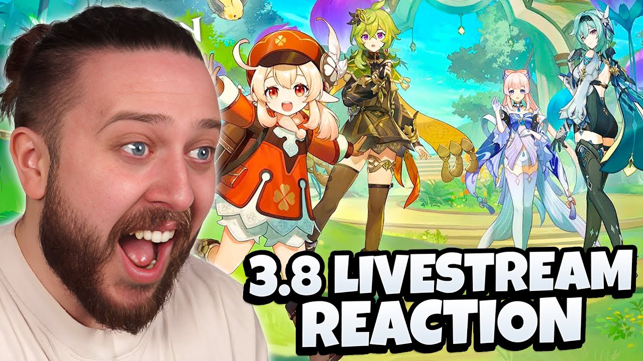 3.8 LIVESTREAM REACTION (NEW EVENT, NEW SKINS, NEW FONTAINE UPDATE) | Genshin Impact - Genshin ...