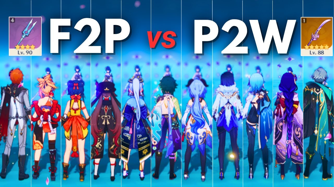 12 F2P vs P2W DPS Dmg Comparison !! is My Wallet WORTH?? [ Genshin ... 12 F2P vs P2W DPS Dmg Comparison !! is My Wallet WORTH?? [ Genshin ...