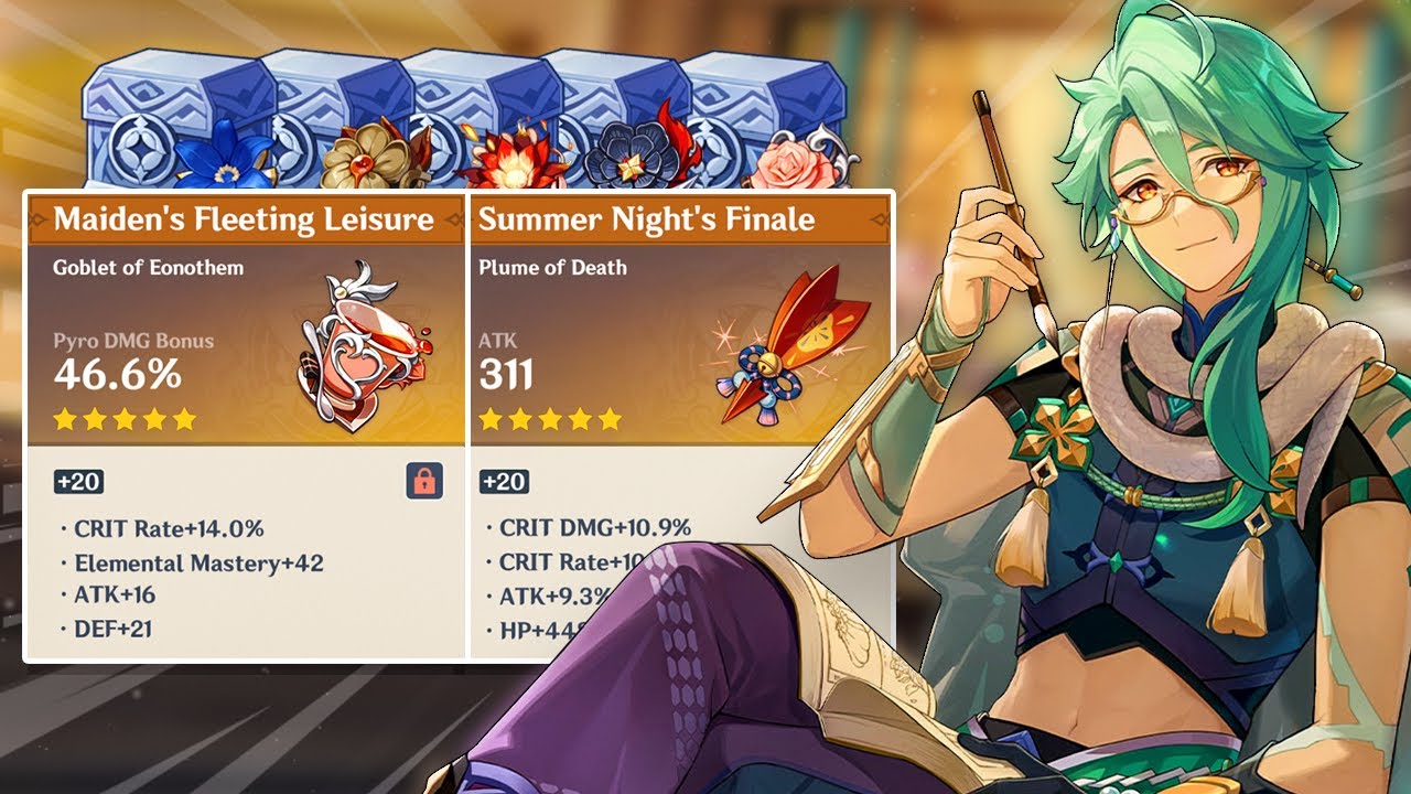 I Spent 500+ Artifacts on RANDOM SETS... | Genshin Impact - Genshin ...