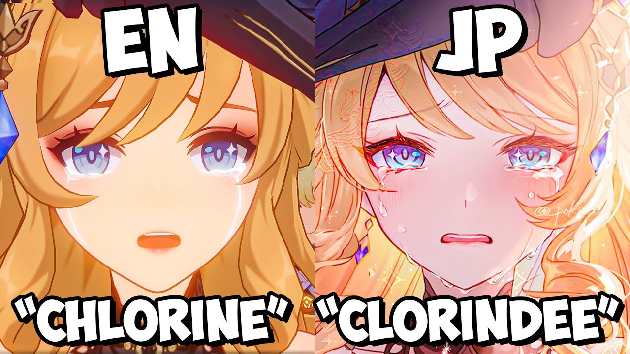 ENG VS JPN NAVIA Voice Genshin Impact - Genshin Impact videos