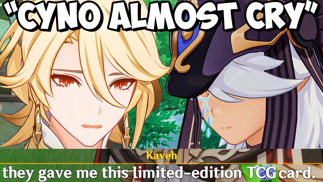 KAVEH Made CYNO Almost Cry Cutscene Genshin Impact - Genshin Impact videos