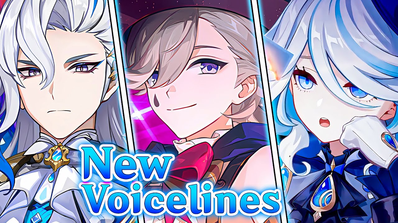 Lyney Voice lines!! Talks About Furina (Hydro Archon), Neuvillette ...