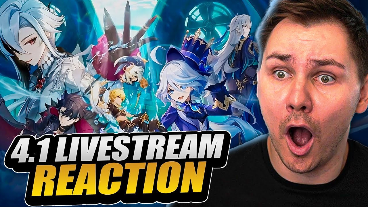 4.1 LIVESTREAM REACTION (HUGE UPDATE) | Genshin Impact - Genshin Impact ...