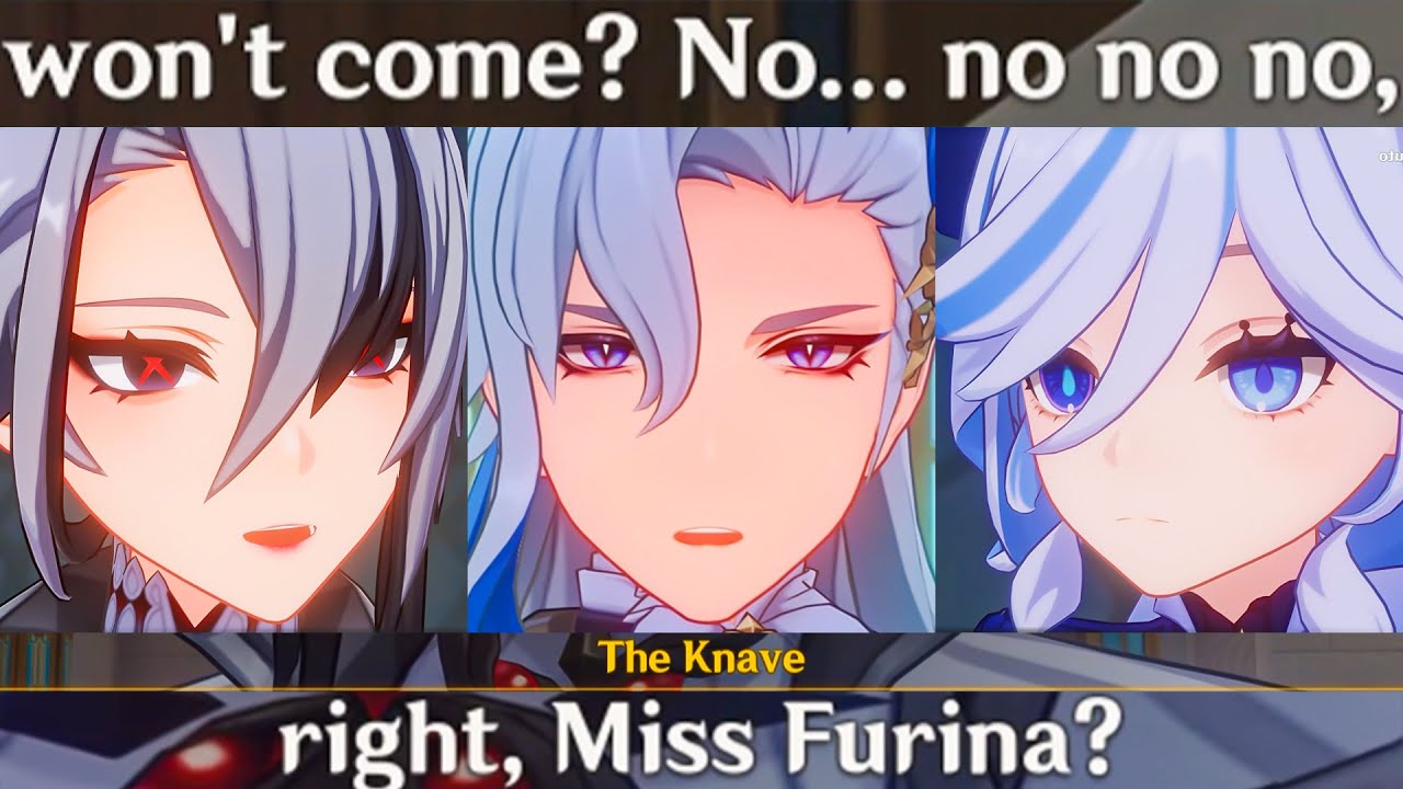 ARLECCHINO Meets FURINA & NEUVILLETTE Cutscene Genshin Impact FOCALORS & THE KNAVE - Genshin ...