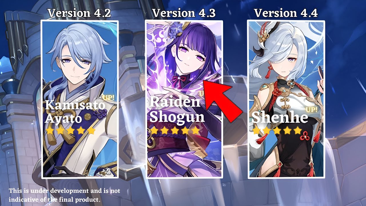 CONFIRMED DETAILS!! VERSION 4.2, 4.3 And 4.4 Character Rerun BANNERS ...