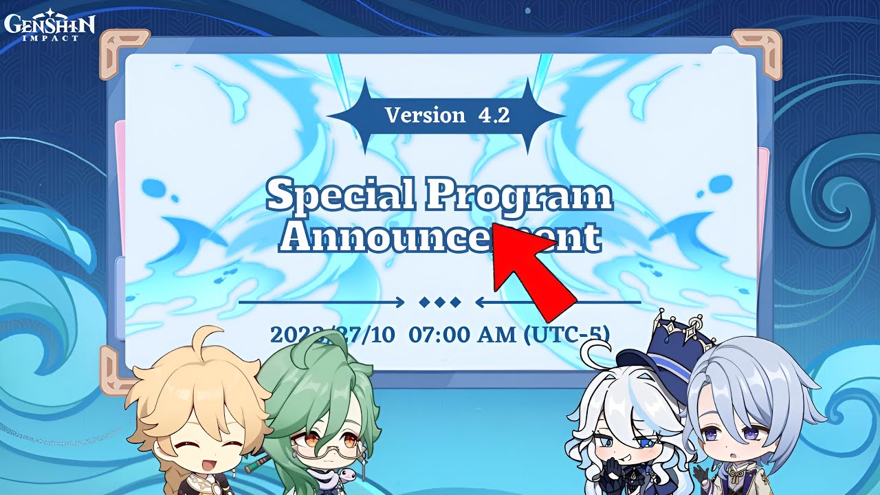 FINALLY!! 300 PRIMOGEMS CODE And 4.2 SPECIAL PROGRAM Date CONFIRMED ...