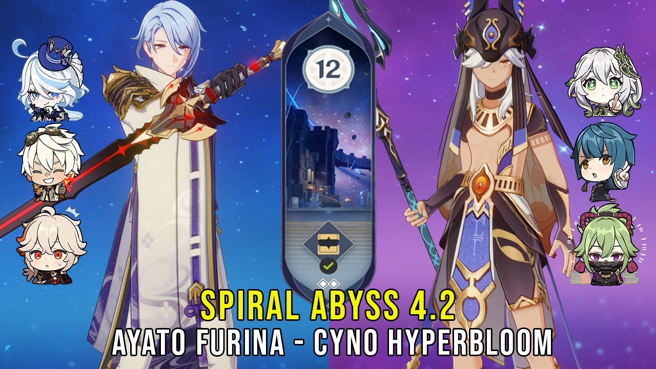 C0 Ayato Furina and C1 Cyno Hyperbloom - Genshin Impact Abyss 4.2 ... C0 Ayato Furina and C1 Cyno Hyperbloom - Genshin Impact Abyss 4.2 ...