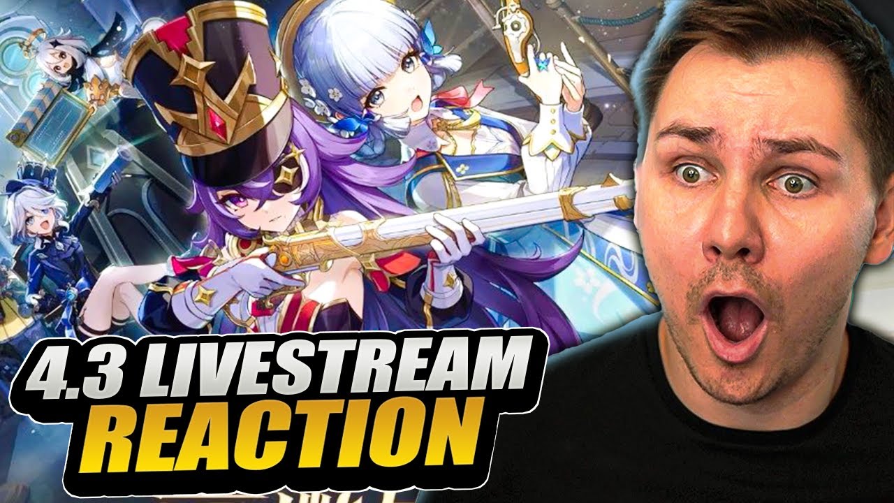 4.3 LIVESTREAM REACTION (CRAZY UPDATE) | Genshin Impact - Genshin Impact videos
