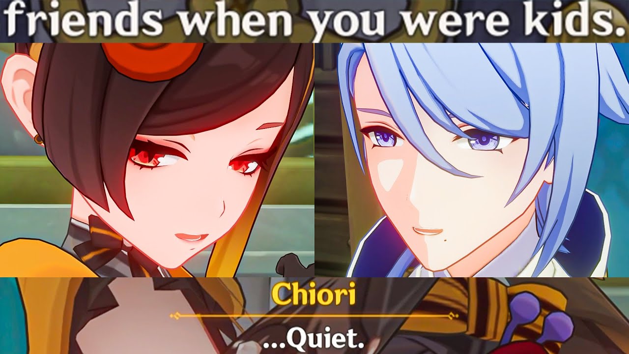 CHIORI & AYAKA Past from AYATO Story Cutscene Genshin Impact - Genshin ...