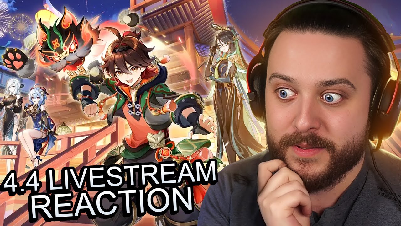 This Genshin Impact Update Caused CHAOS | 4.4 LIVESTREAM REACTION - Genshin Impact videos