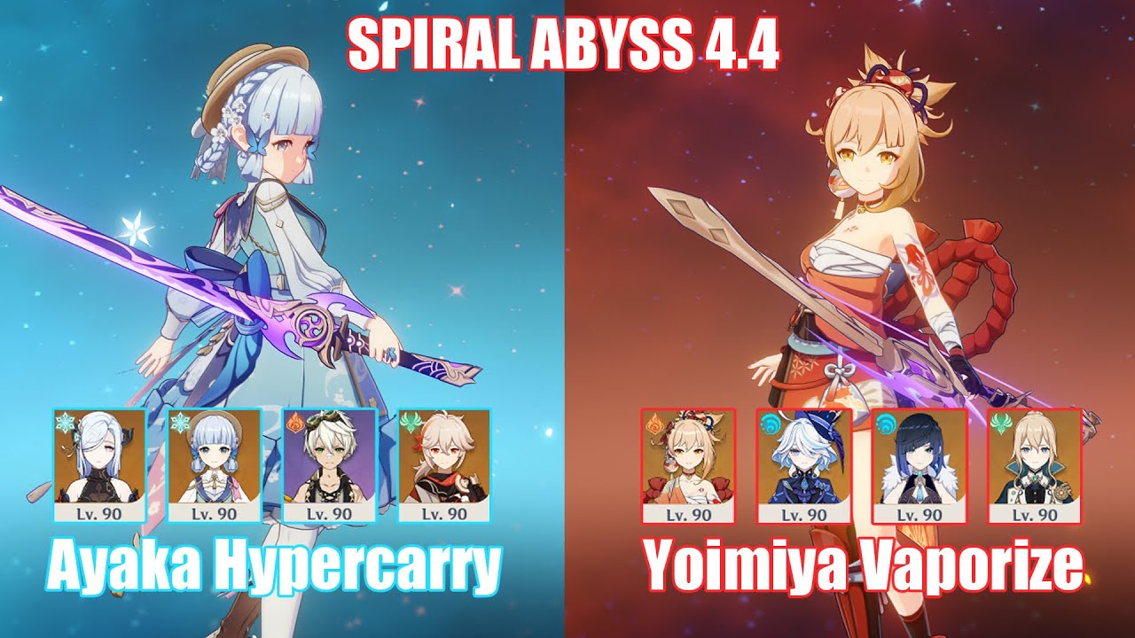 C0 Ayaka Hypercarry & C0 Yoimiya Furina Vaporize | Spiral Abyss 4.4 | Genshin Impact - Genshin ...