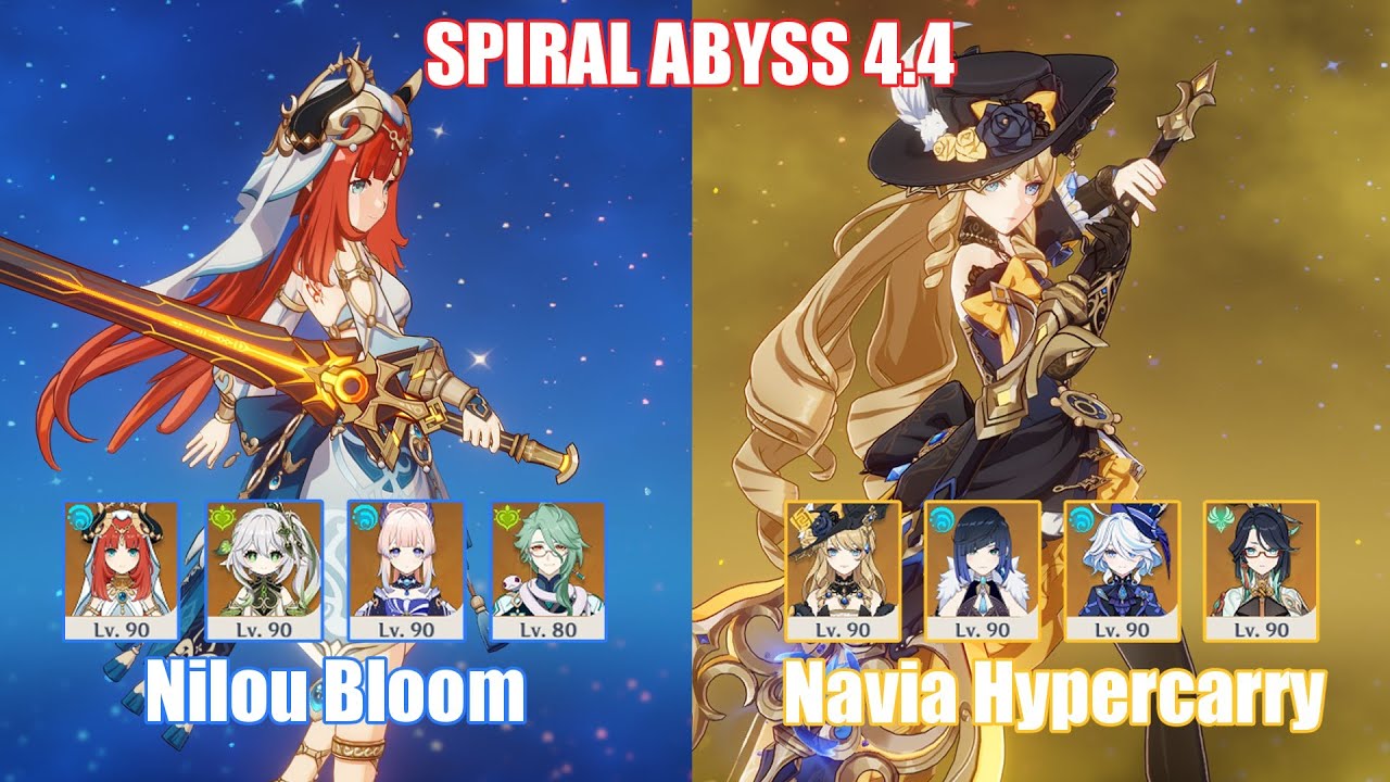 C0 Nilou Bloom & C0 Navia Hypercarry | Spiral Abyss 4.4 | Genshin ... C0 Nilou Bloom & C0 Navia Hypercarry | Spiral Abyss 4.4 | Genshin ...