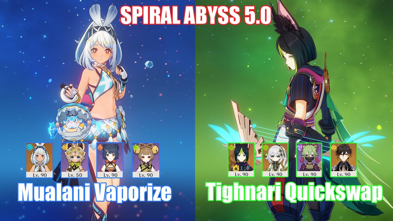 C0 Mualani Vaporize & C2 Tighnari Quickswap | Spiral Abyss 5.0 | Genshin Impact - Genshin Impact ...