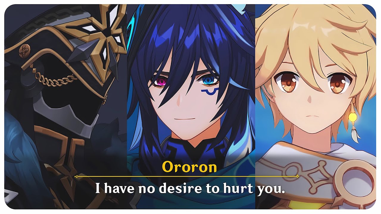 Ororon & Capitano Make a Deal with Traveler (Cutscene) | Genshin Impact ...