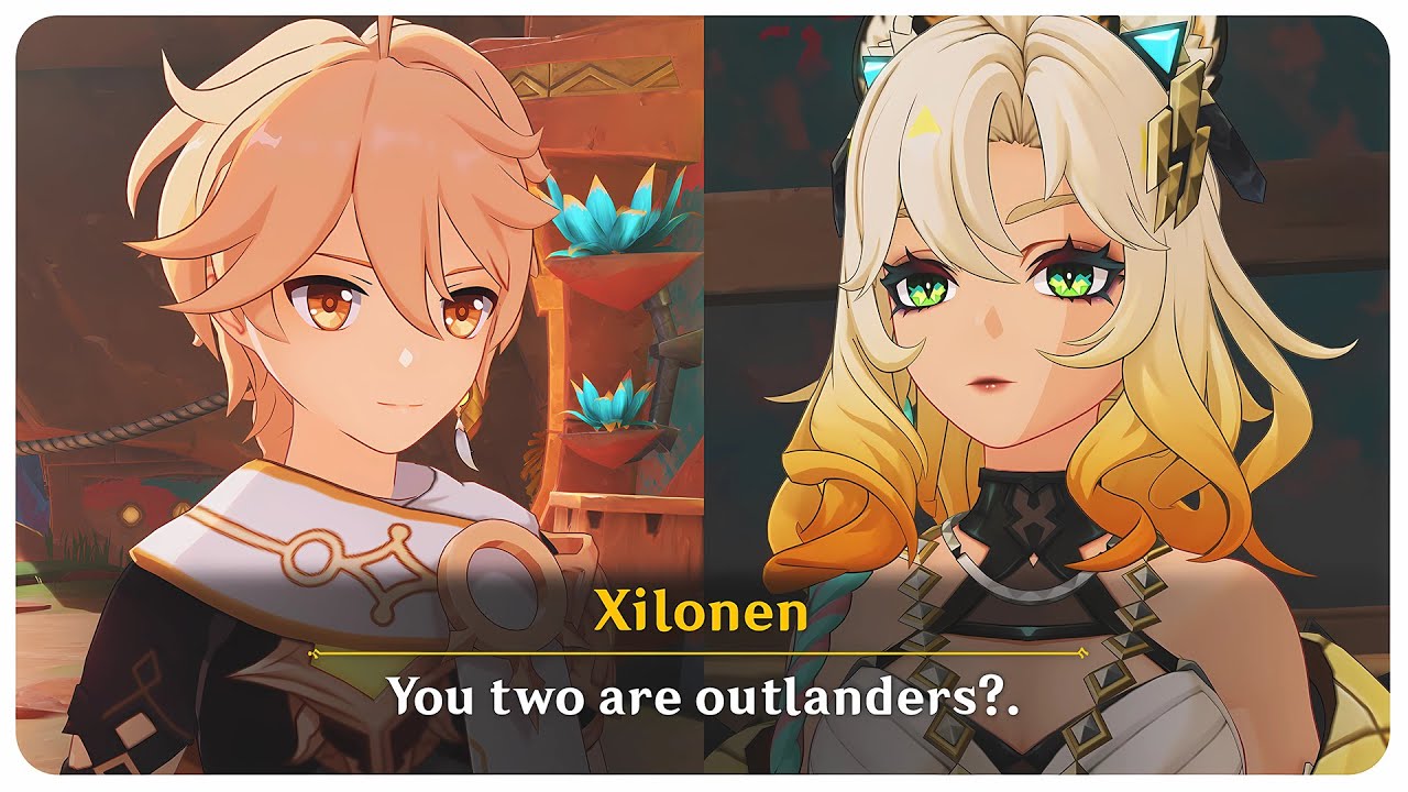 Xilonen Meets the Traveler (Cutscene) Xilonen First Appearance ...