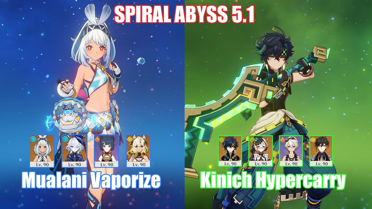 C0 Mualani Vaporize & C0 Kinich Hypercarry | Spiral Abyss 5.1 | Genshin Impact - Genshin Impact ...