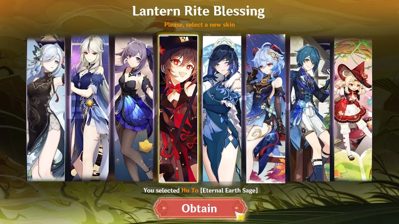 NEW UPDATE! NEW SKINS FOR HU TAO AND YELAN + HU TAO SECOND STORY QUEST ...